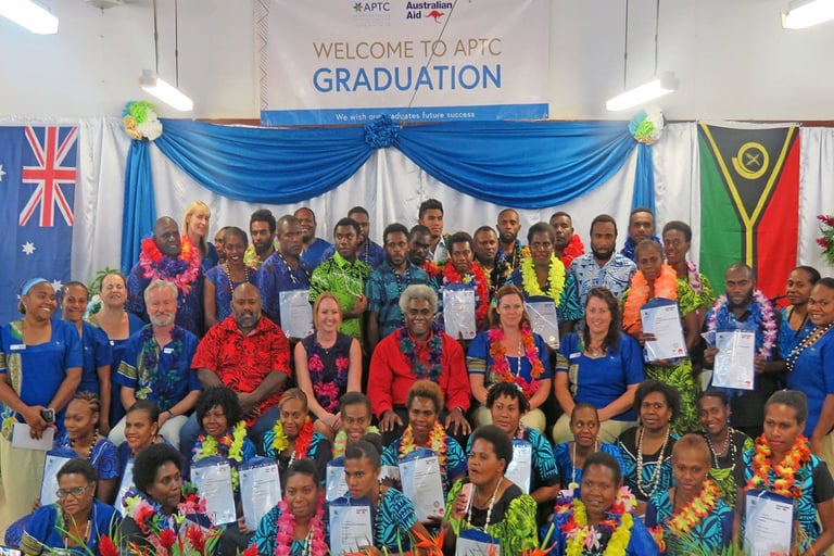 APTC and Icon-Reeves collaborate to upskill Vanuatu’s construction workforce